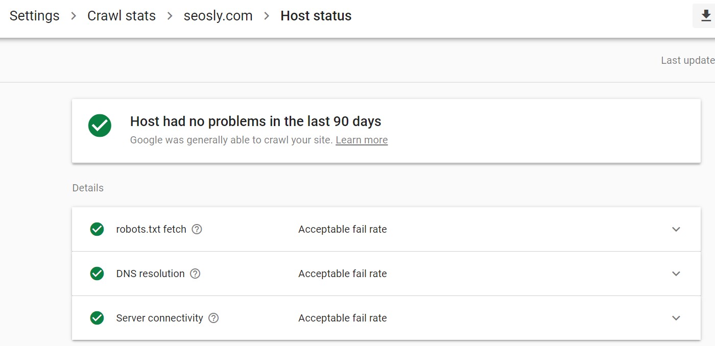 Google Search Console Crawl Stats Report - SEOSLY - Olga Zarr
