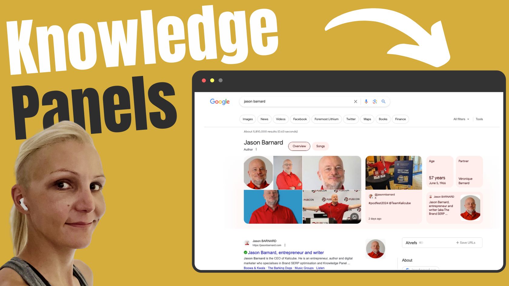 Google Knowledge Panels with Jason Barnard - SEOSLY - Olga Zarr