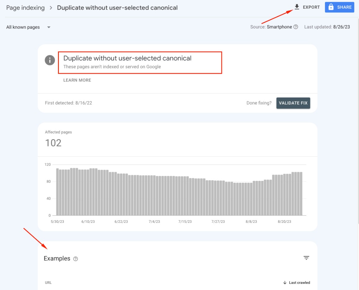 Duplicate Without User-Selected Canonical - SEOSLY - Olga Zarr