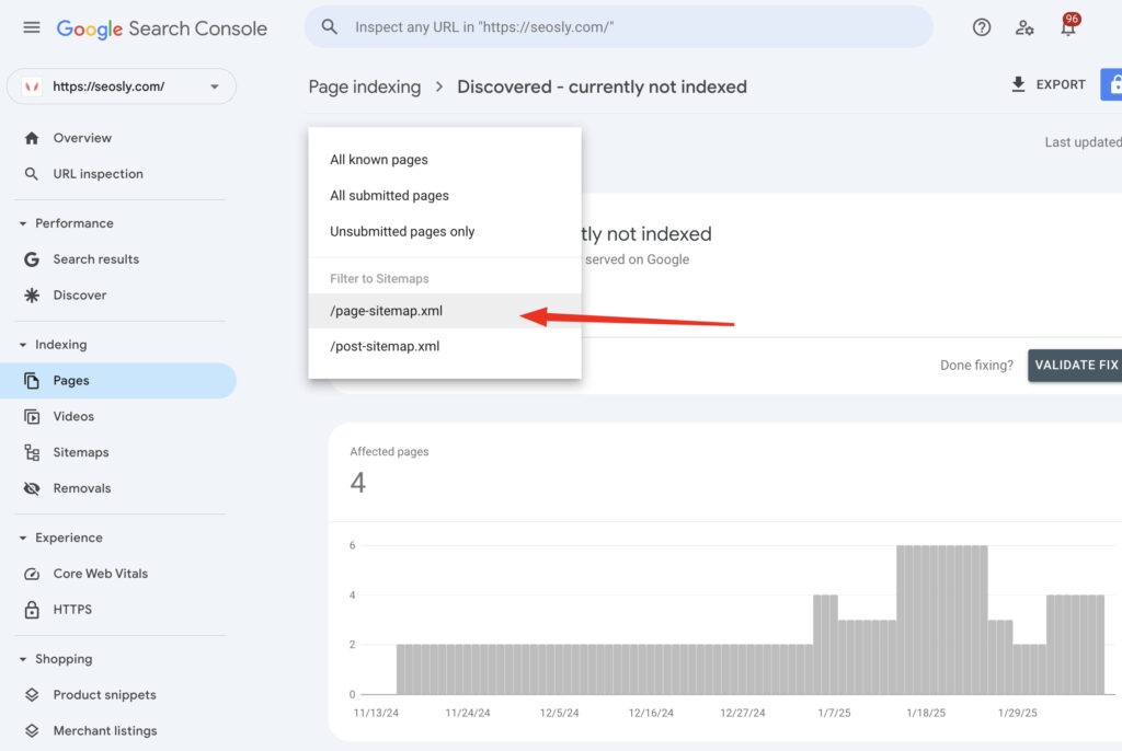 Discovered - Currently Not Indexed in Google Search Console