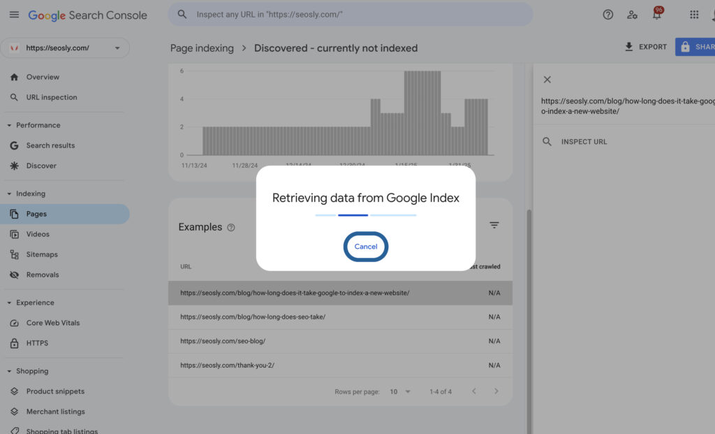 Discovered - Currently Not Indexed in Google Search Console